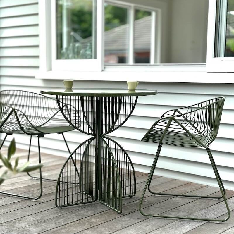 Omaha Café Table - Stainless Steel – YOYO Design by Kiwis