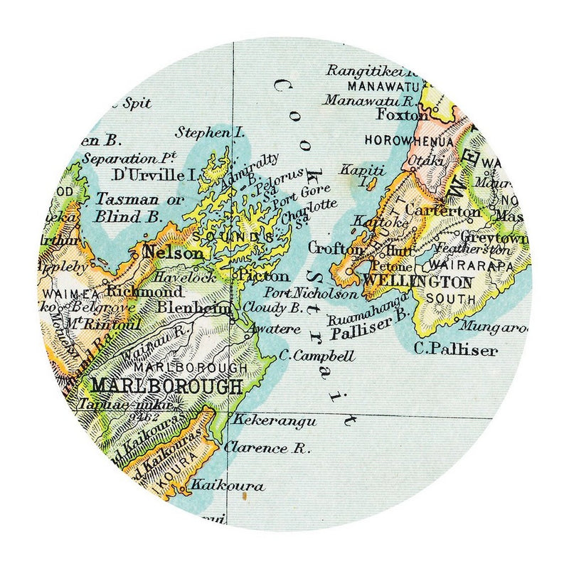 Vintage NZ Map Placemats – YOYO Design by Kiwis